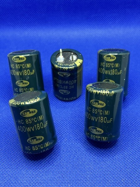 CAPACITOR ELETROLÍTICO 180UF/400V SNAP-IN 25X35MM SERIE HC SAMWHA – MLComp