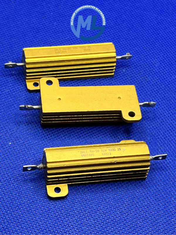RESISTOR 400R 50W 3% RH-50 COM DISSIPADOR DALE PULL – MLComp