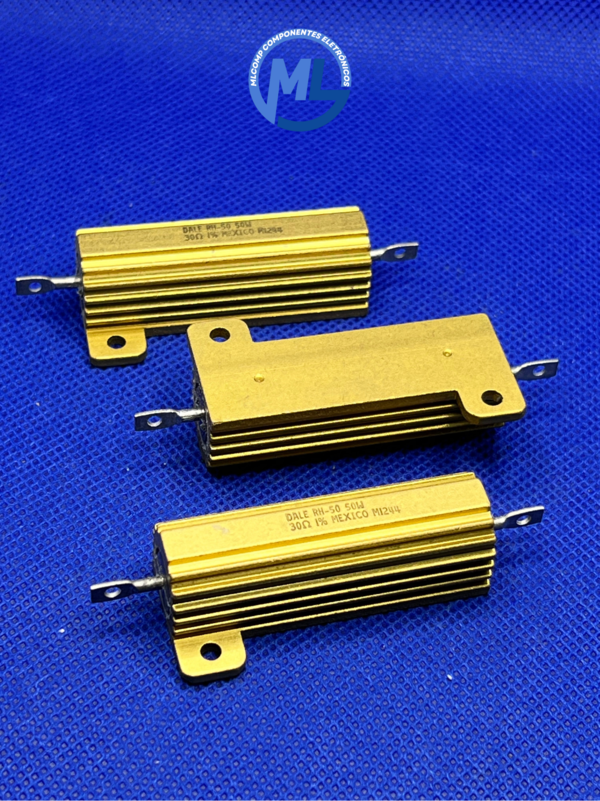 RESISTOR 30R 50W 1% RH-50 COM DISSIPADOR DALE RH05030R00FC02 – MLComp