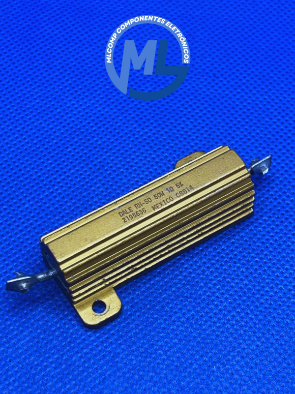 RESISTOR 1R 50W 5% RH-50 COM DISSIPADOR DALE PULL USADO – MLComp