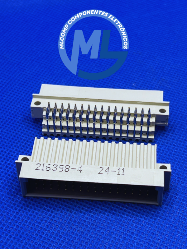 CONECTOR EURO 48 PINOS MACHO 90º 216398-4 TE/AMP – MLComp