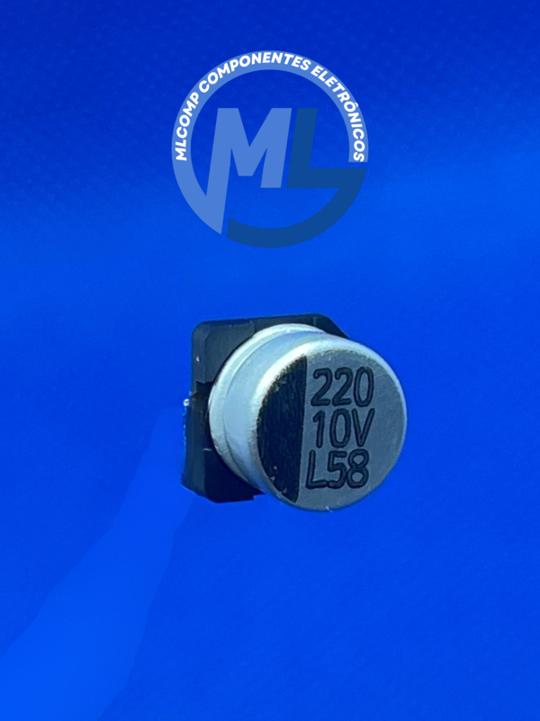 CAPACITOR ELETROLÍTICO 220UF/10V SMD 85º 8X6,5MM CAPXON – MLComp