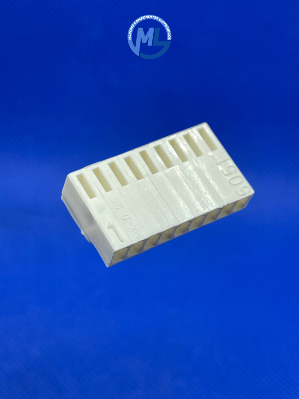 CONECTOR KK 2512 9 VIAS FEMEA 2,54MM – MLComp