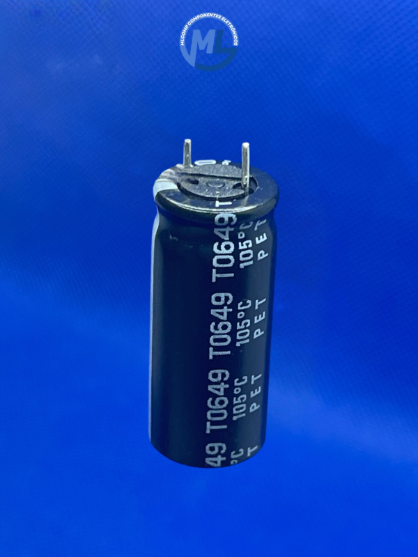 CAPACITOR ELETROLITICO 1800UF/16V RD. 105º 10X25MM RUBYCON – MLComp