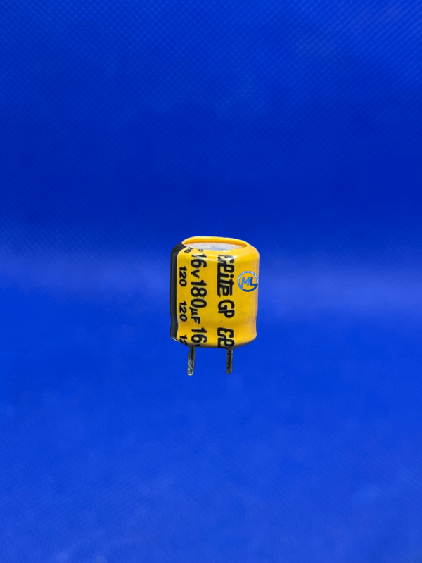 CAPACITOR ELETROLÍTICO 180UF/16V RD. 105º 9X9MM PRE FORMADO ELITE – MLComp