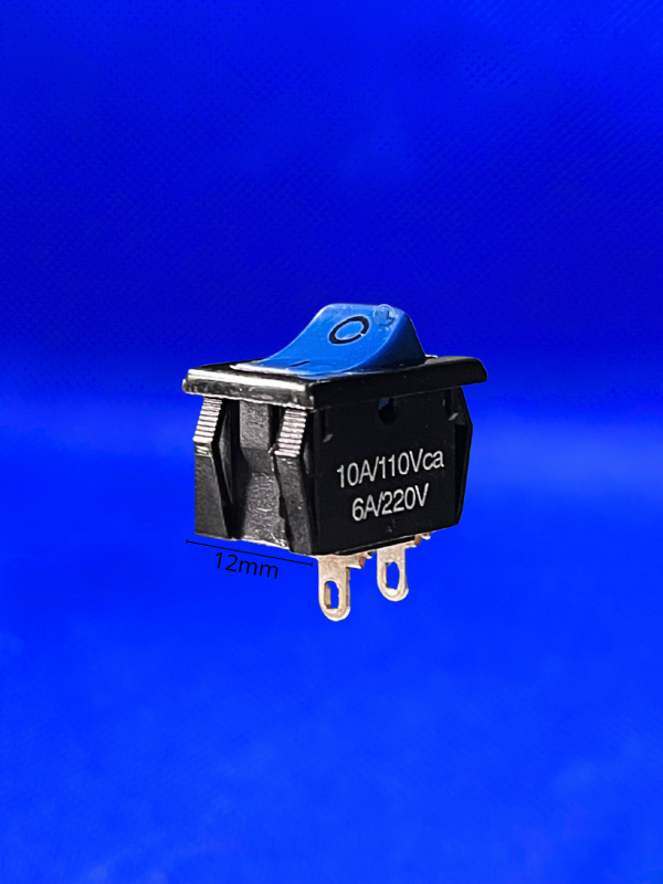 CHAVE LIGA-DESLIGA FK306 TECLA AZUL 10AMP-110VAC / 6AMP-220VAC FERNIK ...