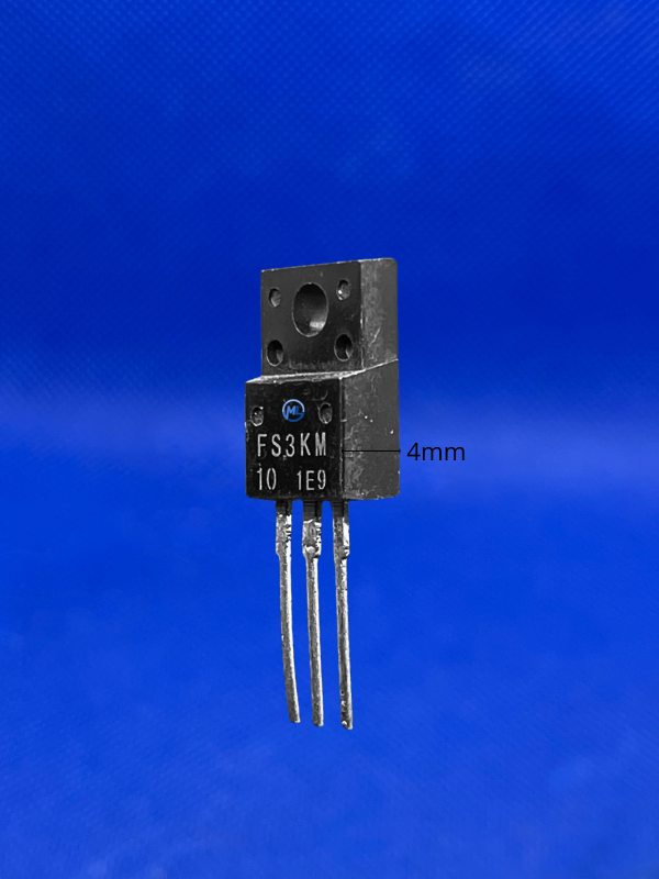 TRANSISTOR FS3KM-10 MOSFET N 3AMP – 500V TO-220 ISOLADO MITSUBISHI – MLComp